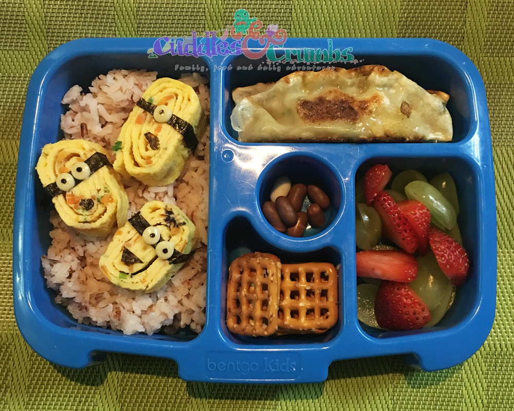 Minions Themed School Bento Lunch Box | Cuddles and Crumbs