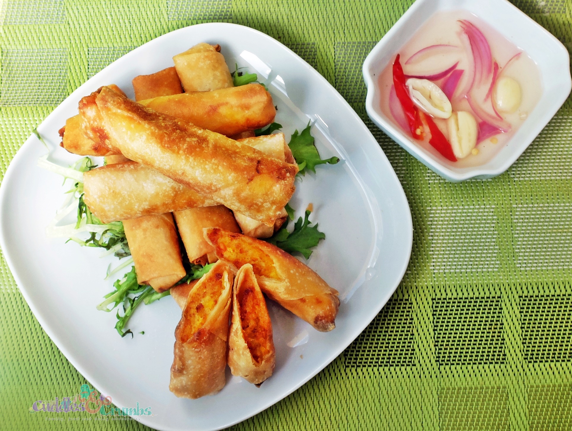 Fish Spring Rolls (Fish Lumpia) | Cuddles and Crumbs