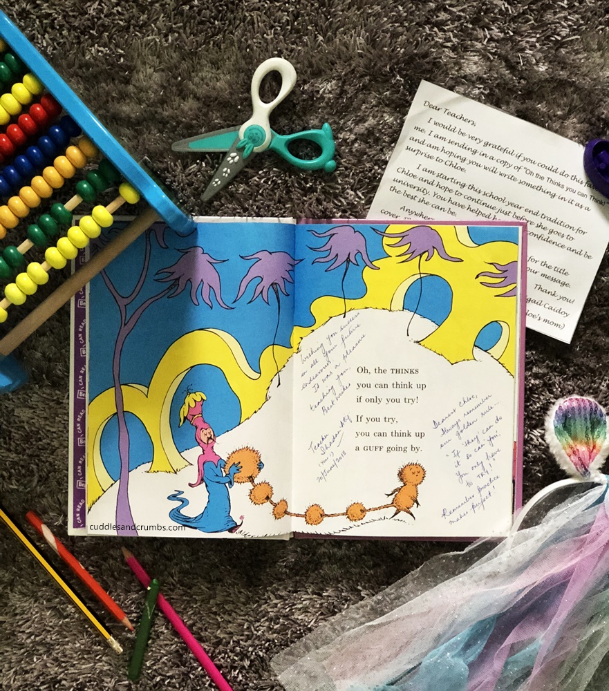 School Memory Keeper | Cuddles and Crumbs