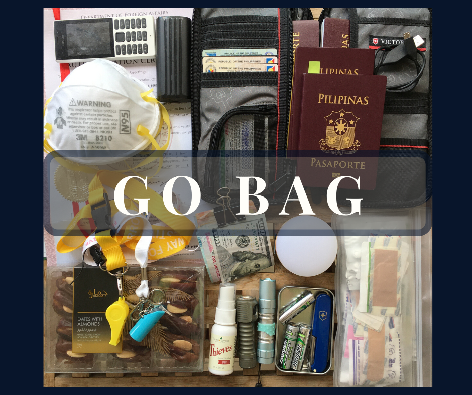 Go bag | Cuddles and Crumbs